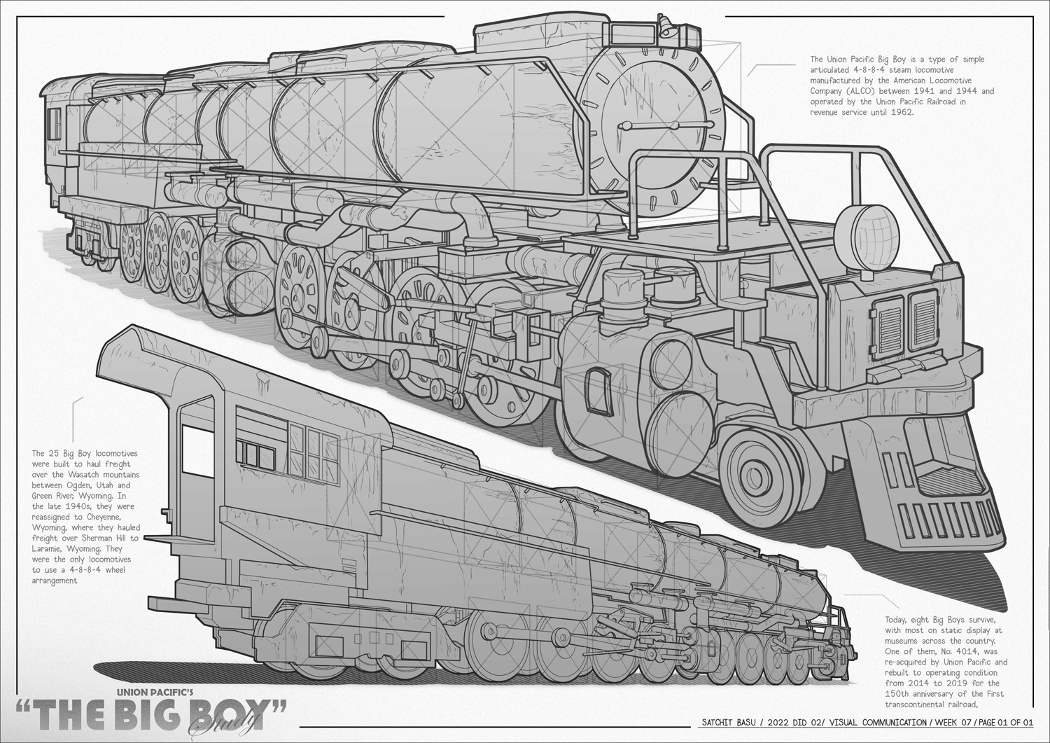 big boy train coloring pages